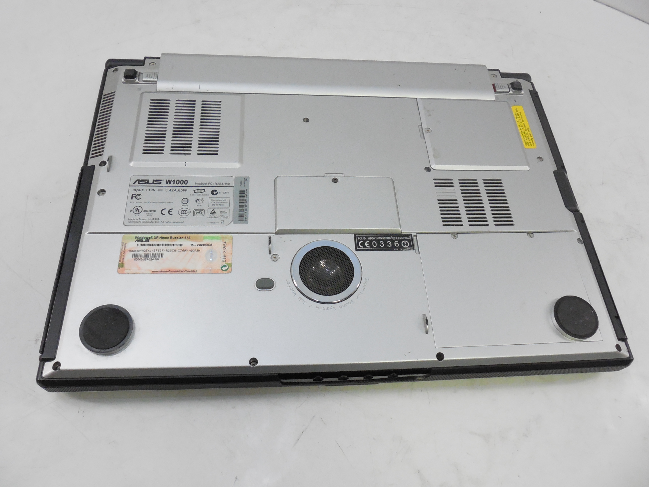 Ноутбук ASUS W1000