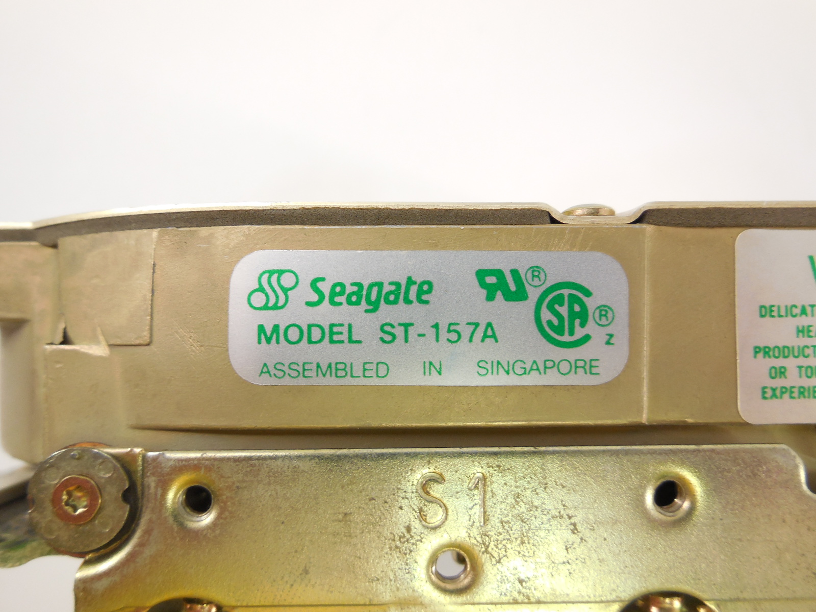 Раритет! HDD IDE Seagate ST-157A 44.4MB