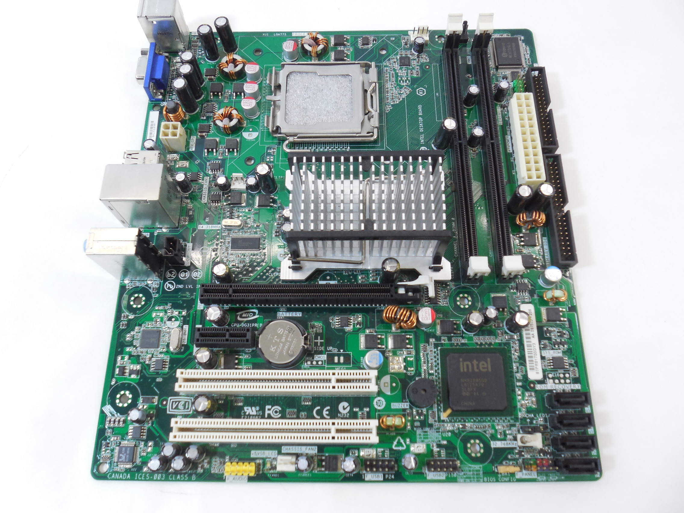 Материнская плата Intel DG31PR, Intel G31