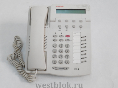 Системный телефон AVAYA 6408D+ Белый