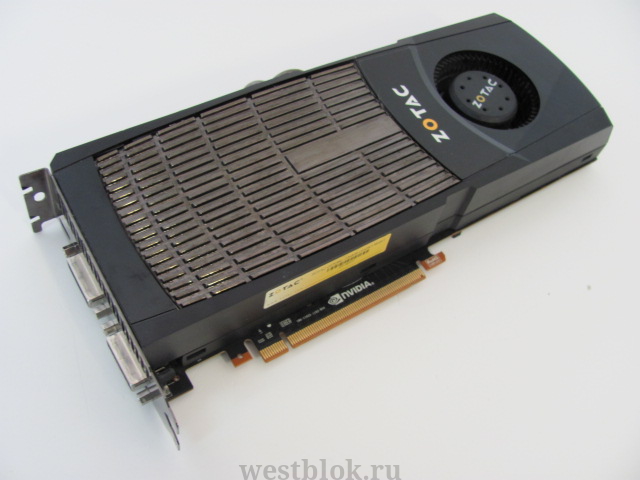 Видеокартa ZOTAC GeForce GTX 480 1.5Gb