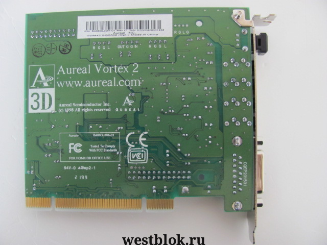 Звуковая карта SB PCI Aureal SQ2500 Vortex-2